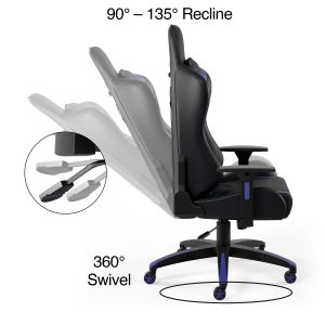 Vartan bonded leather gaming chair store